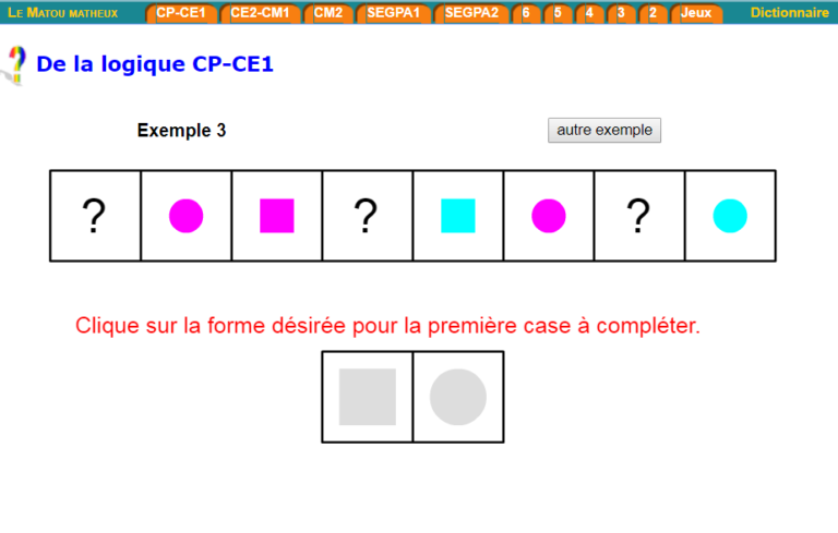 PROBLEMES, RAISONNEMENT / LOGIQUE – Jeuxtravaillenligne