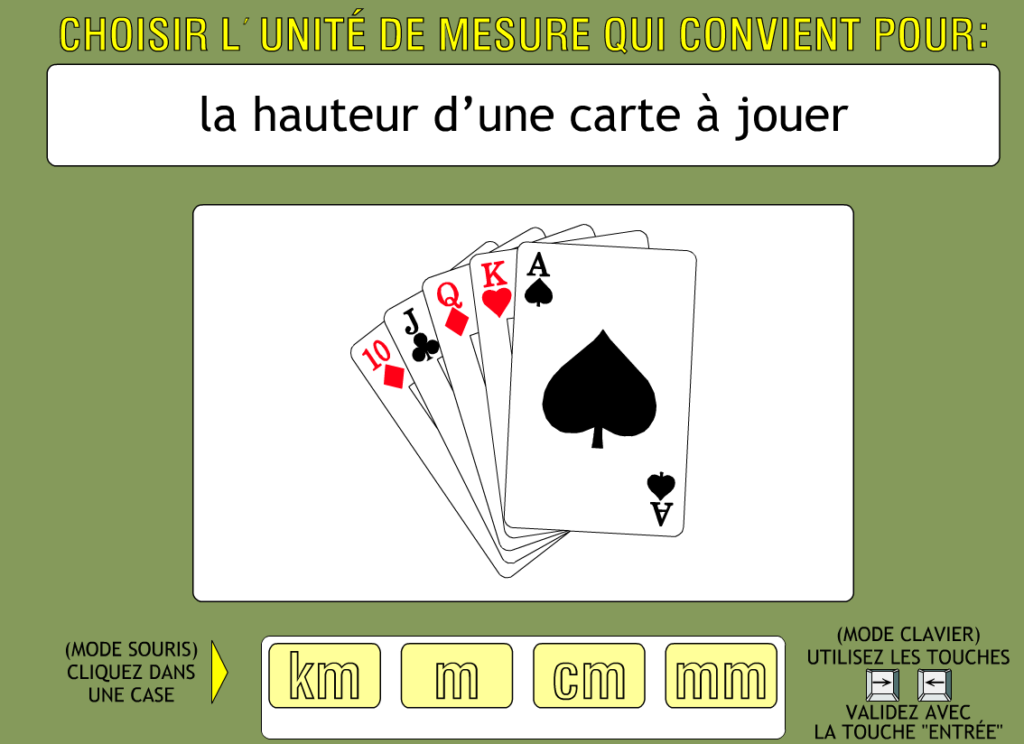 GRANDEURS ET MESURES en ligne – Jeuxtravaillenligne