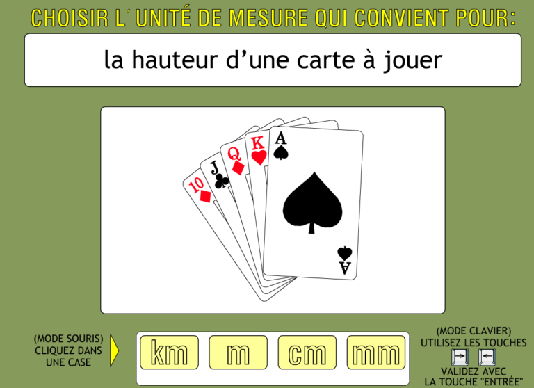 GRANDEURS ET MESURES en ligne – Jeuxtravaillenligne