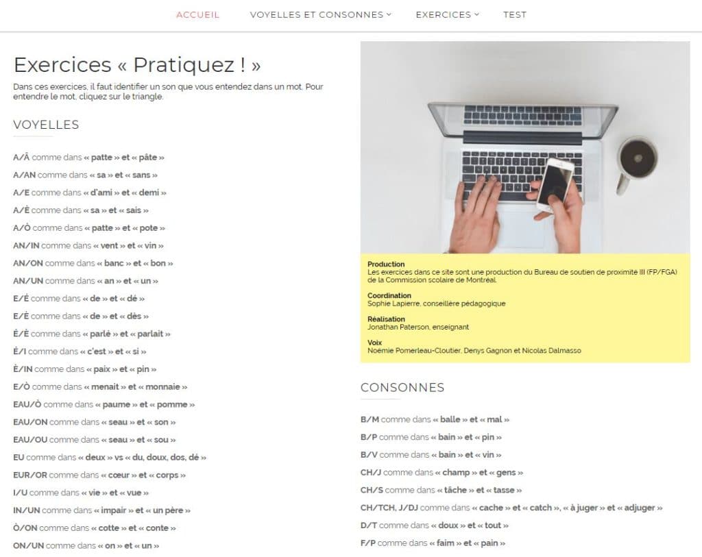 DISCRIMINATION AUDITIVE en ligne – Jeuxtravaillenligne