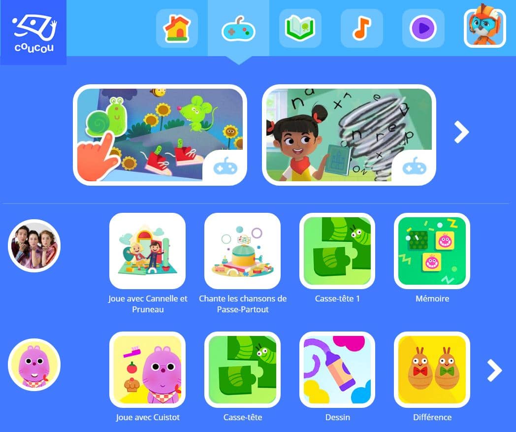 COUCOU-TELE-QUEBEC superbe site pour la maternelle – Jeuxtravaillenligne