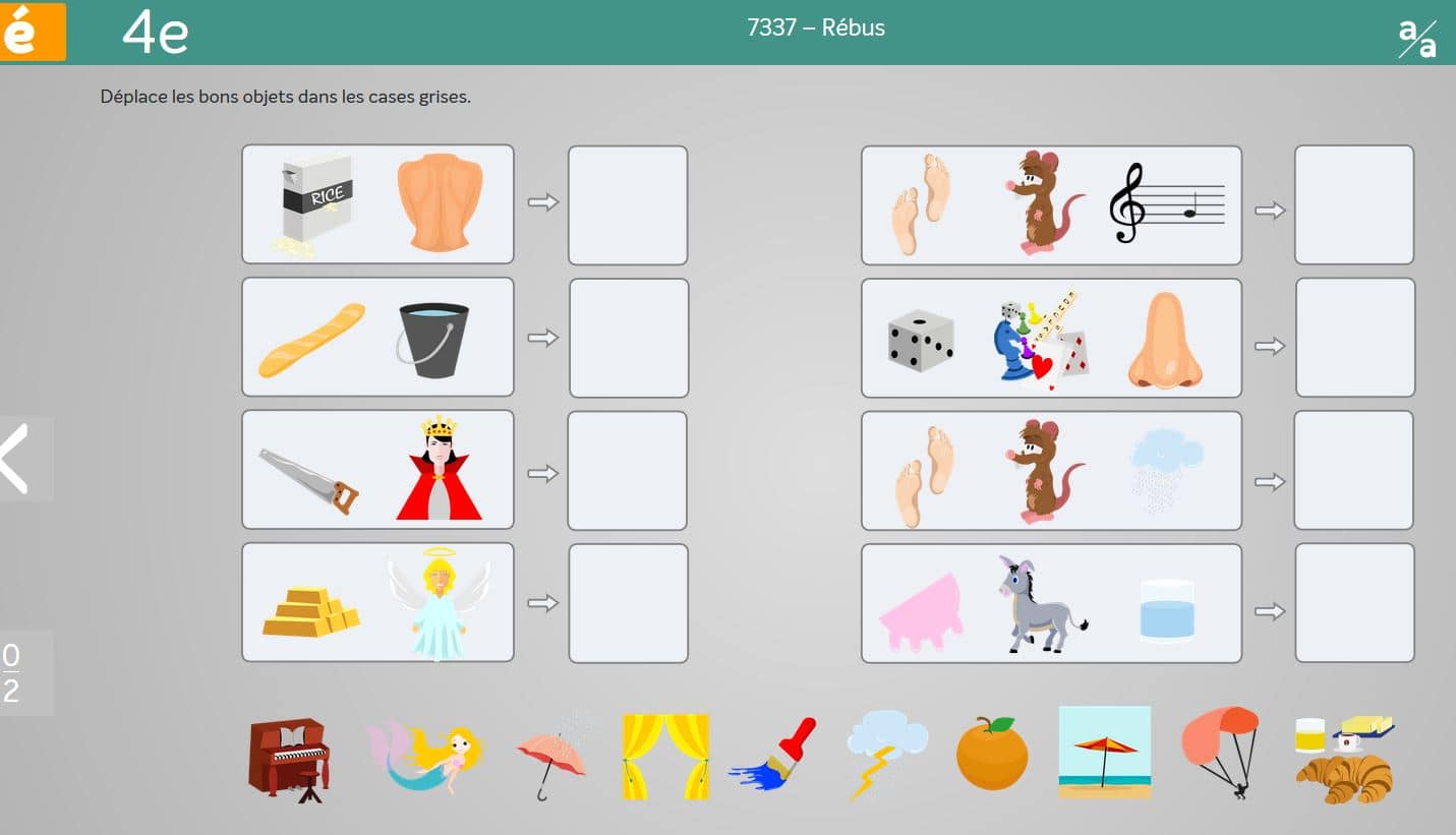 CONSCIENCE PHONOLOGIQUE en ligne – Jeuxtravaillenligne