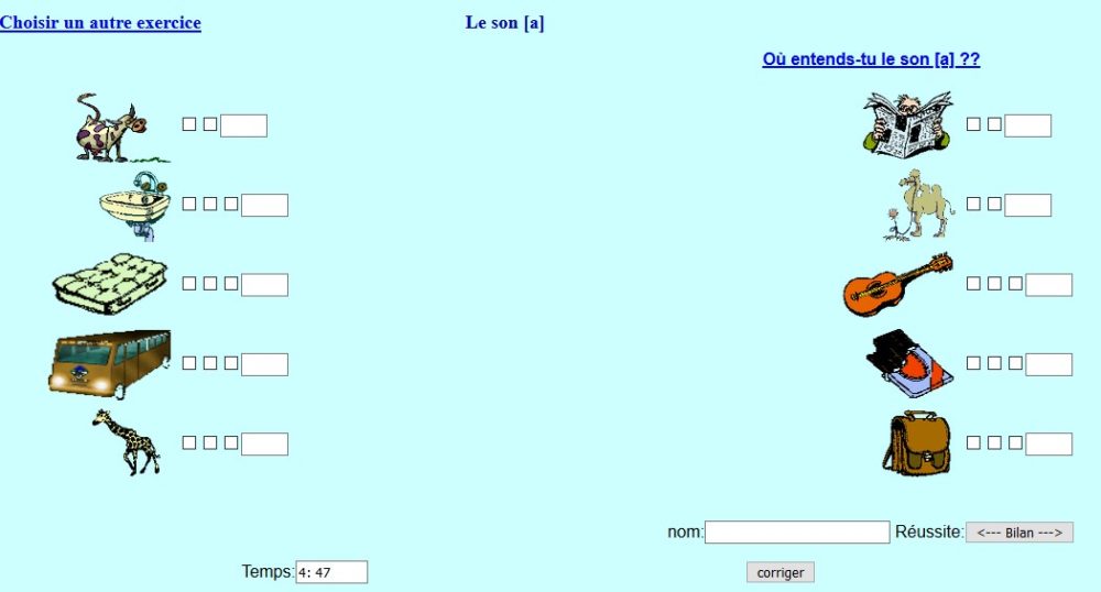 CONSCIENCE PHONOLOGIQUE en ligne – Jeuxtravaillenligne