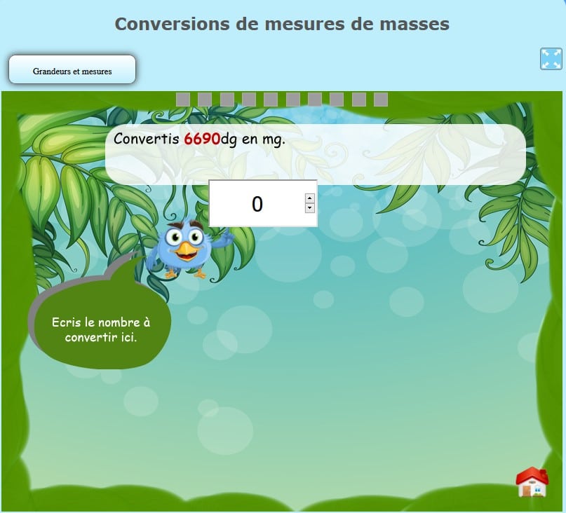 GRANDEURS ET MESURES en ligne – Jeuxtravaillenligne